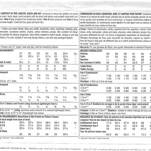 Uncut Vintage Simplicity Sewing Pattern 8890 Girls Jumpsuit 2 Lengths ...