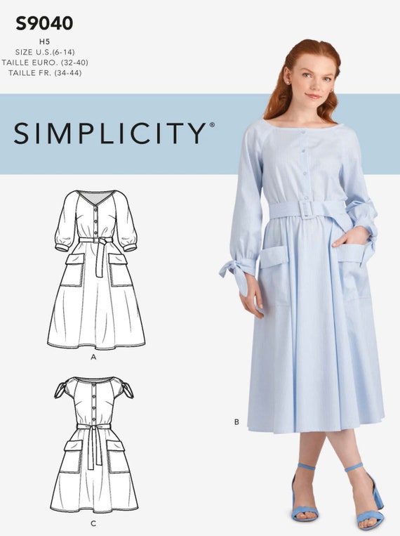 Uncut Simplicity Sewing Pattern 9040 10420 R10420 Misses' - Etsy