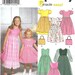 Uncut Simplicity Sewing Pattern 9497, Girl’s Dress Pattern, Child’s ...