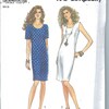 Uncut Mccall Sewing Pattern 8214 Misses Drop Waist Gathered Dresses and ...