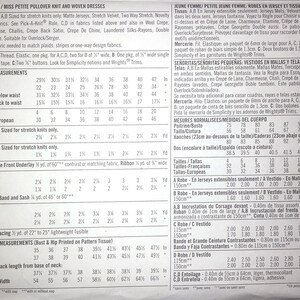 UNCUT Simplicity Sewing Pattern 3622 Uncut Misses and Misses Petite ...