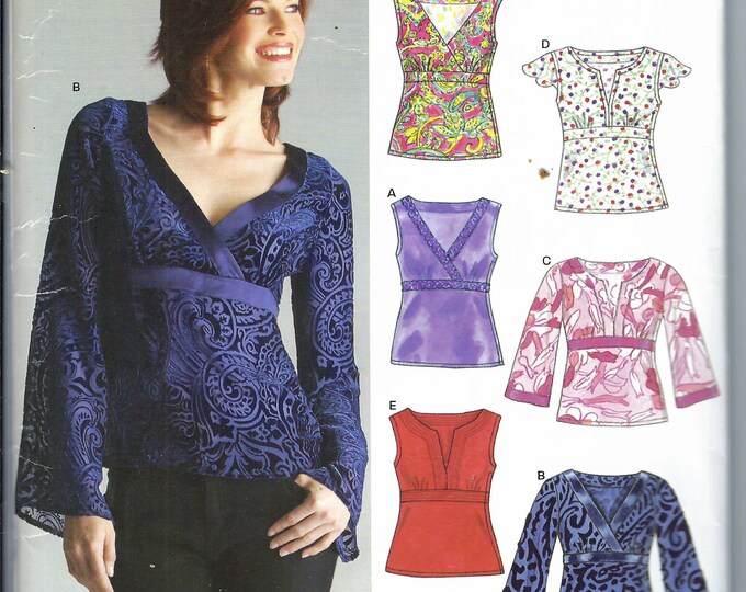 New Look Sewing Pattern 6515 Easy Misses Top Pattern Size A (8-18 ...