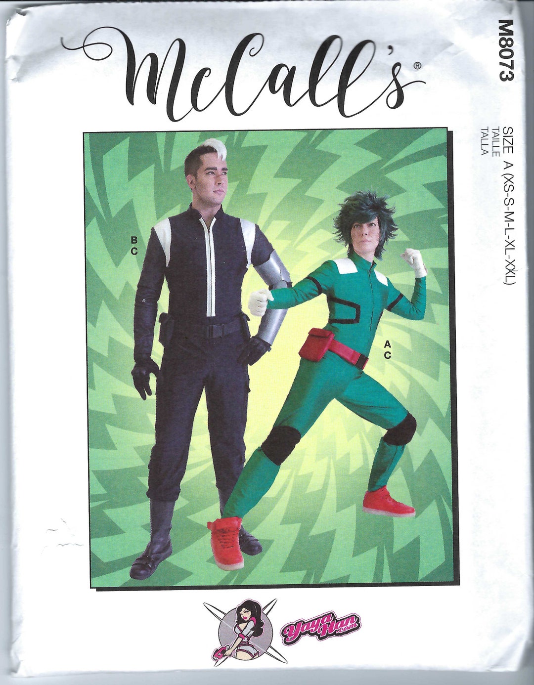 Uncut Mccalls Sewing Pattern 8073 Unisex Costume Size Xs-xxl FF - Etsy