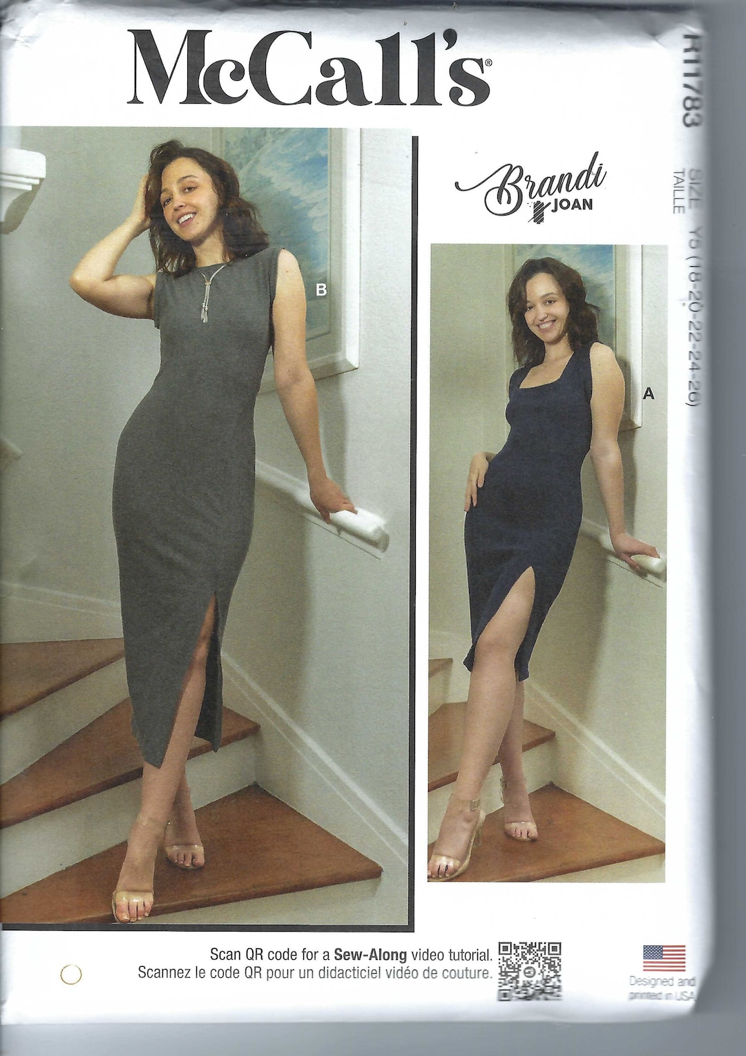 Uncut Mccalls Sewing Pattern Misses' Knit Dresses by Brandi Joan Mccall ...