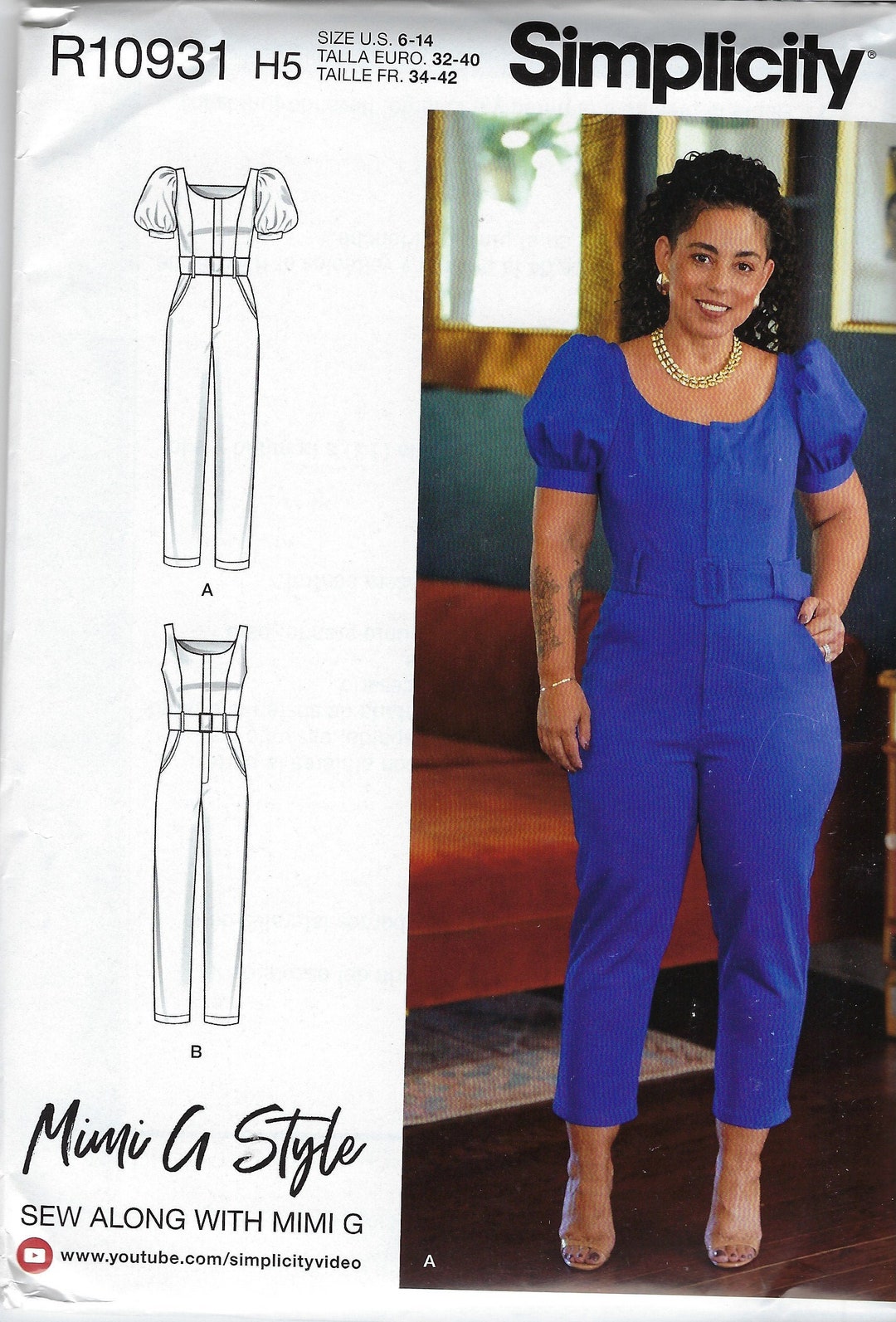Uncut Simplicity Sewing Pattern 11383 11256 10931 9234 Misses' Jumpsuit ...