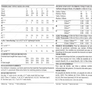 Uncut New Look Sewing Pattern 6638 Newlook Size A 1/2 4 Toddler Girls ...