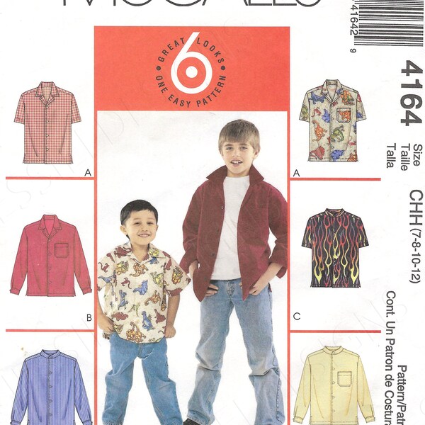 Boys Shirt Pattern - Etsy