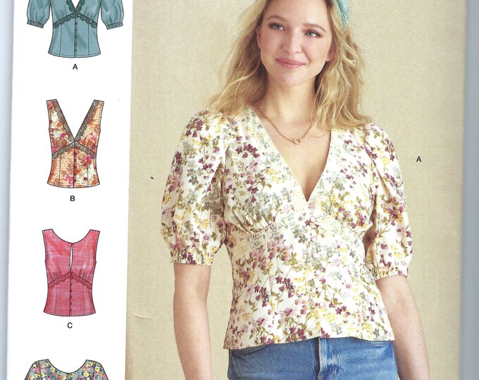 Uncut Simplicity Sewing Pattern 8637 Misses-misses Wrap With Side Tie ...