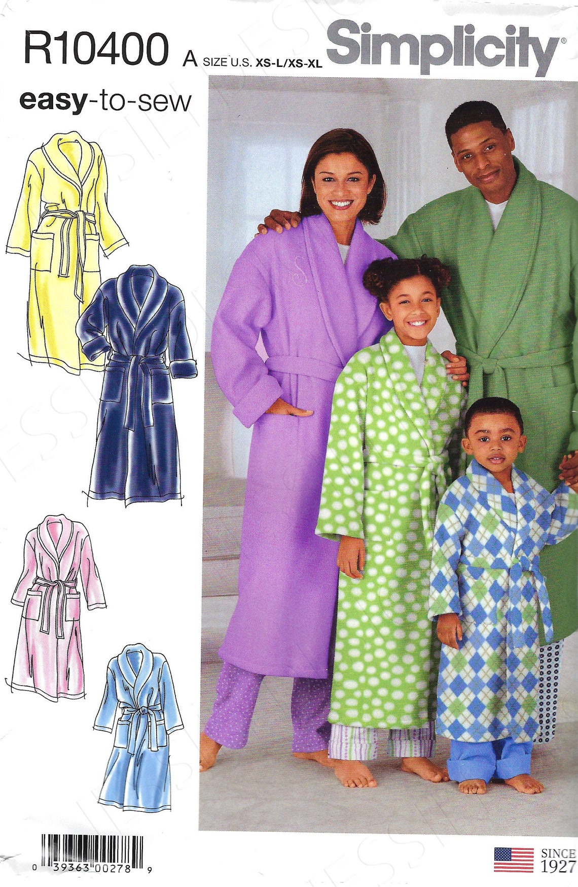 Uncut Simplicity Sewing Pattern 11185 10707 10400 1562 Unisex | Etsy
