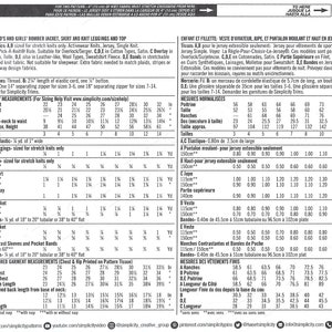 Uncut Simplicity Sewing Pattern 8429 Childs' and Girls' Bomber Jacket ...