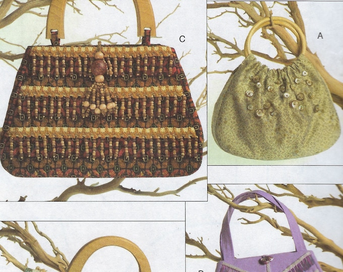 Uncut Vogue Sewing Pattern Vogue HANDBAG PURSE Designer Look Bags ...