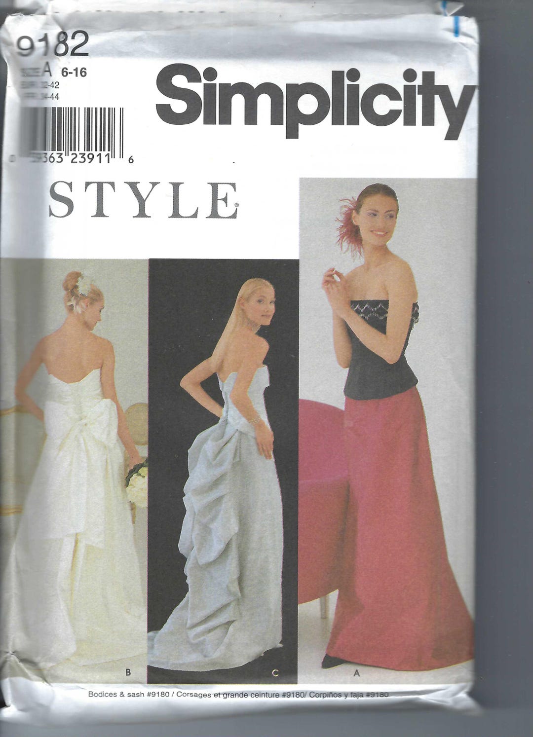 Uncut Simplicity Sewing Pattern 9182 Misses Special Occasion Lined ...