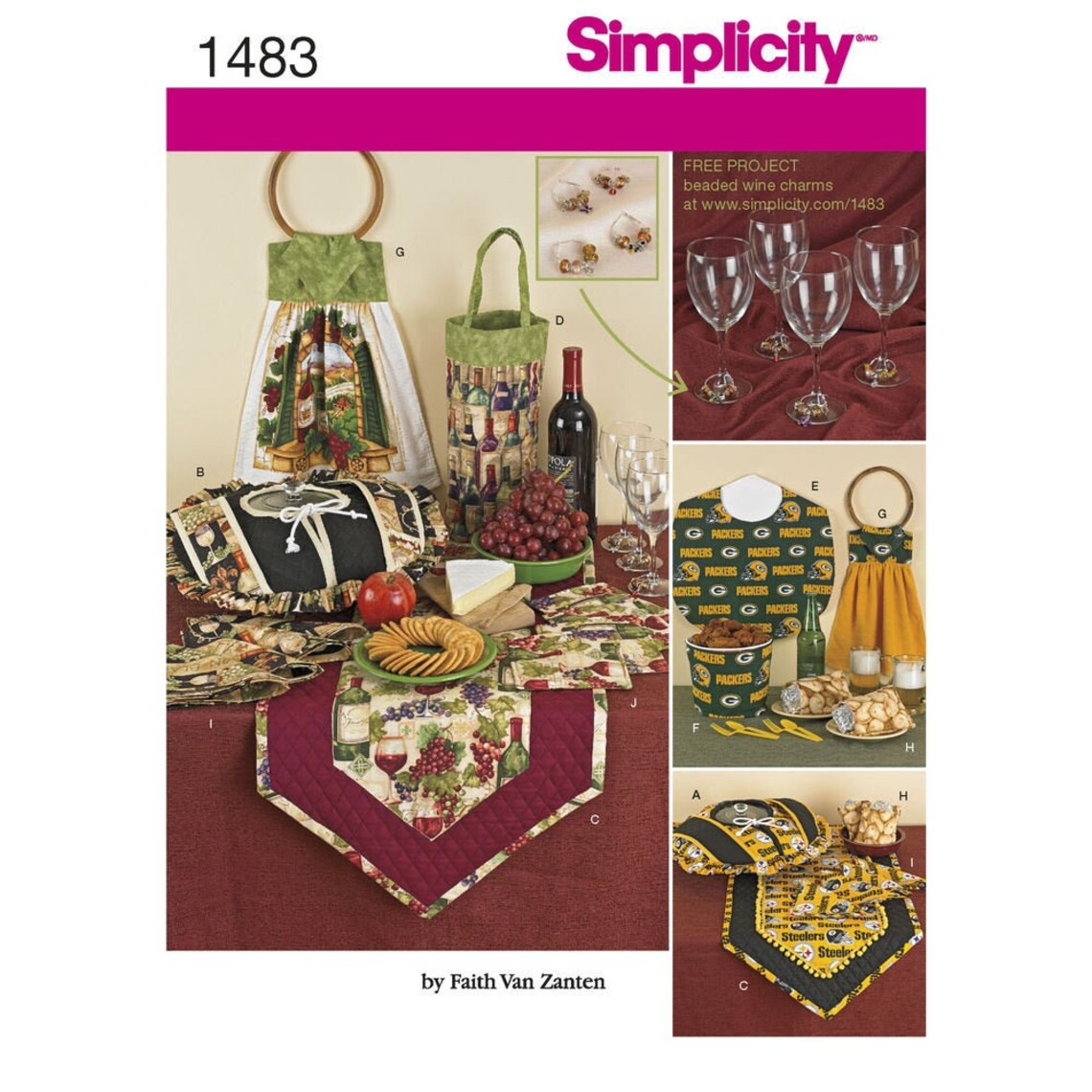Uncut Simplicity Pattern 1483 Entertainment Accessories One | Etsy