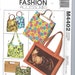 Uncut Mccalls Sew Sewing Pattern 4402 Hand Bags and Totes 6 Versions FF ...