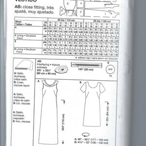 Rare Uncut Vintage Burda Sewing Pattern 8646 Misses Dress Size 10-22 FF ...