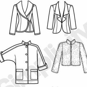 Uncut Simplicity Sewing Pattern 2150 Misses Jackets Size 6/14 14/22 FF ...