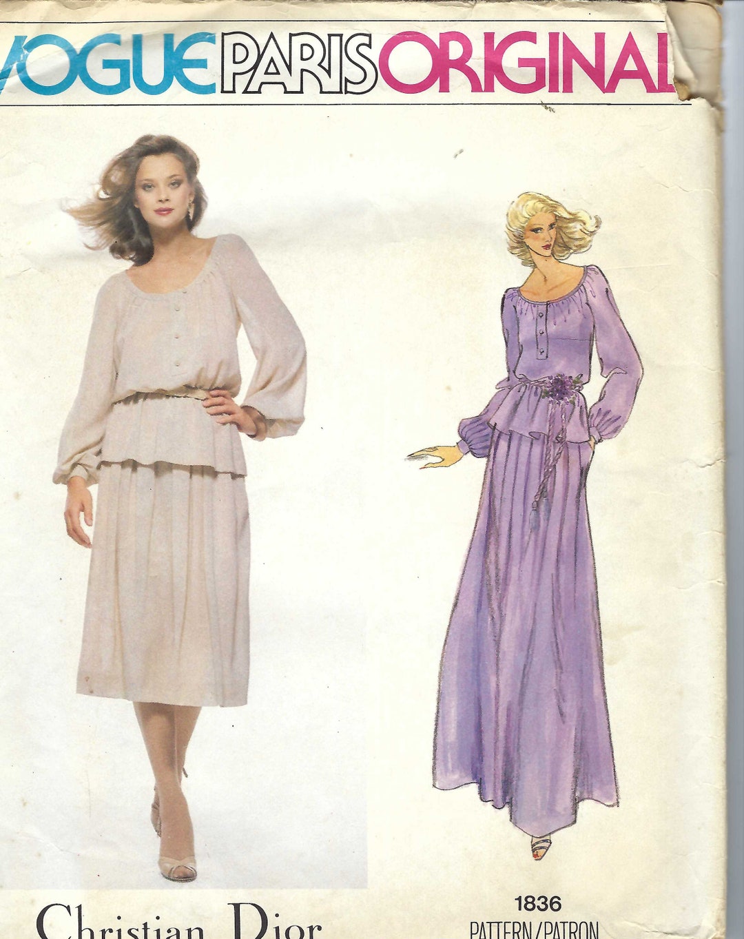 Uncut Vogue Sewing Pattern 1970s Vogue 1836 Vintage Sewing Pattern ...