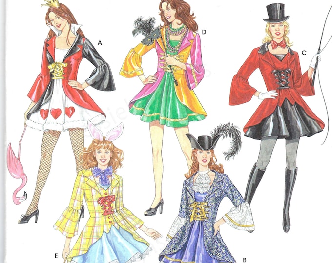 Uncut Simplicity Sewing Pattern Costumes 3685 Halloween Costume Ladies ...