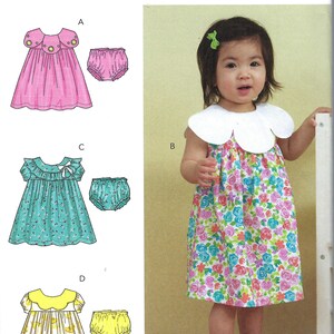 Uncut Butterick Sewing Pattern 6903 Baby Dress and Panties in ...