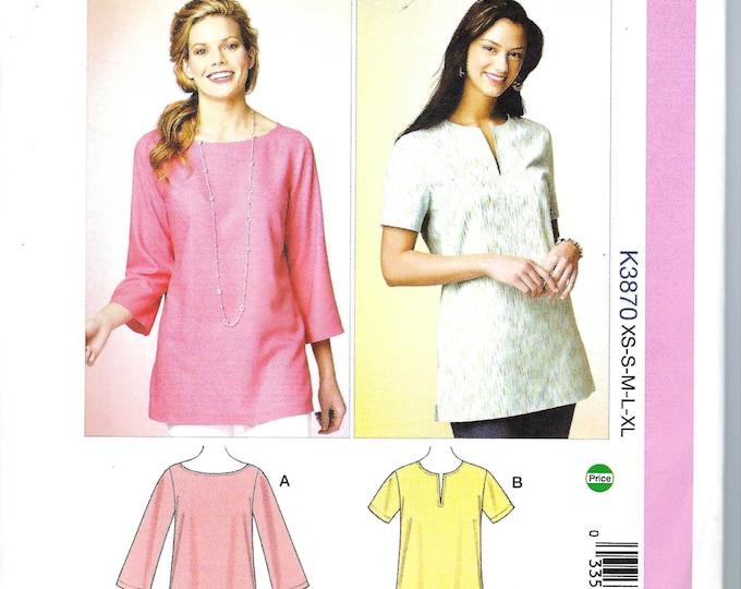 Uncut Kwik Sewing Pattern Women's Tops, Womens Tunic Pattern, Pullover ...