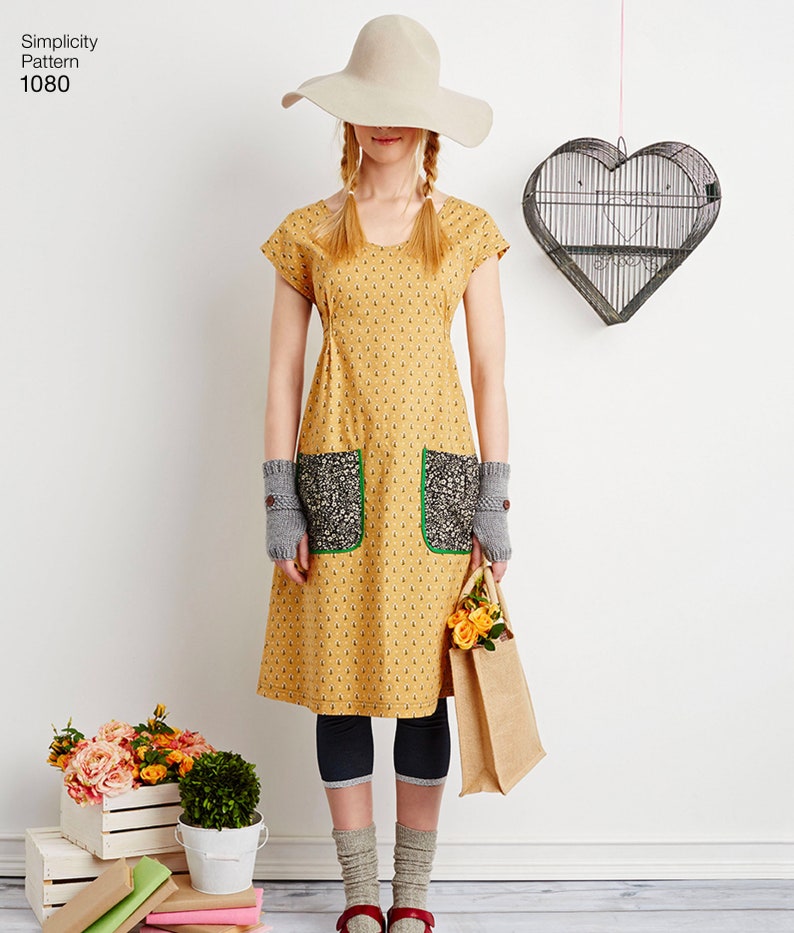 Uncut Simplicity Pattern 902 S9122 9122 1080 Misses' Dress or Tunic ...