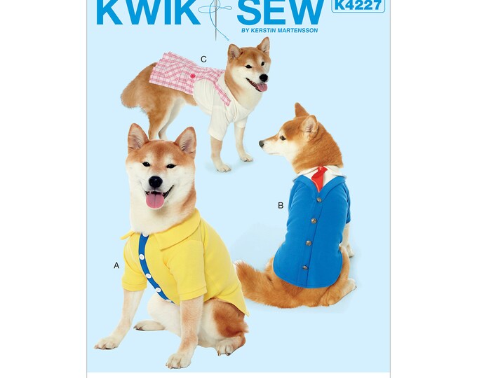 Uncut Kwik Sewing Pattern Sew K4227 Dog Clothes 4227 FF - Etsy