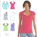Uncut Simplicity Sewing Pattern 2364 Knit Top With Variations, Sizes 6 ...
