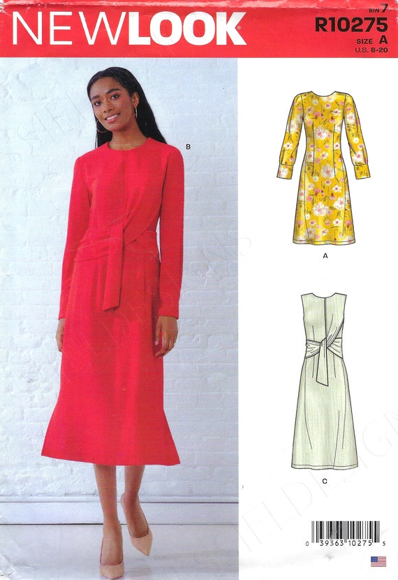 Uncut New Look sewing pattern 10275 6633 10275 Misses' | Etsy