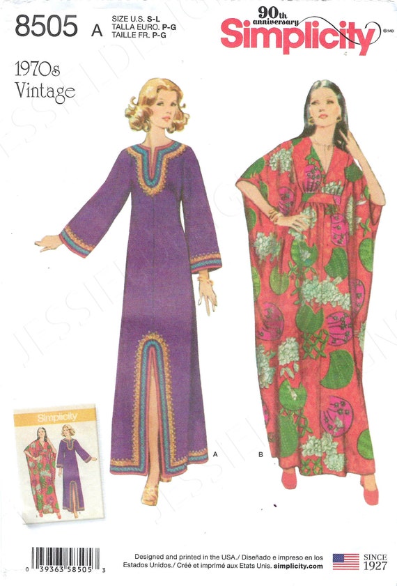 Uncut Simplicity Sewing Pattern 8505 Misses' 1970s Vintage - Etsy