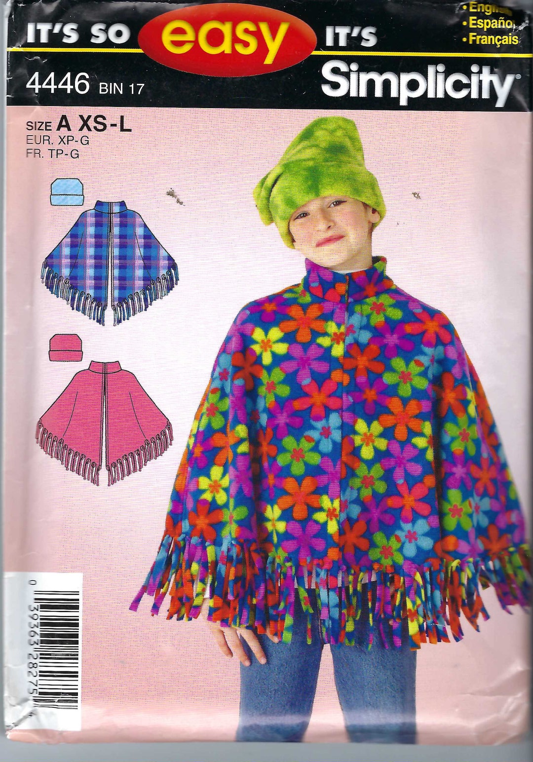 Uncut Simplicity Sewing Pattern 4446 Easy Child's Fleece Winter Stand ...