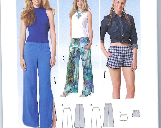Uncut Burda Sewing Pattern 6797 Size 8-18 Misses Pants or Shorts FF - Etsy