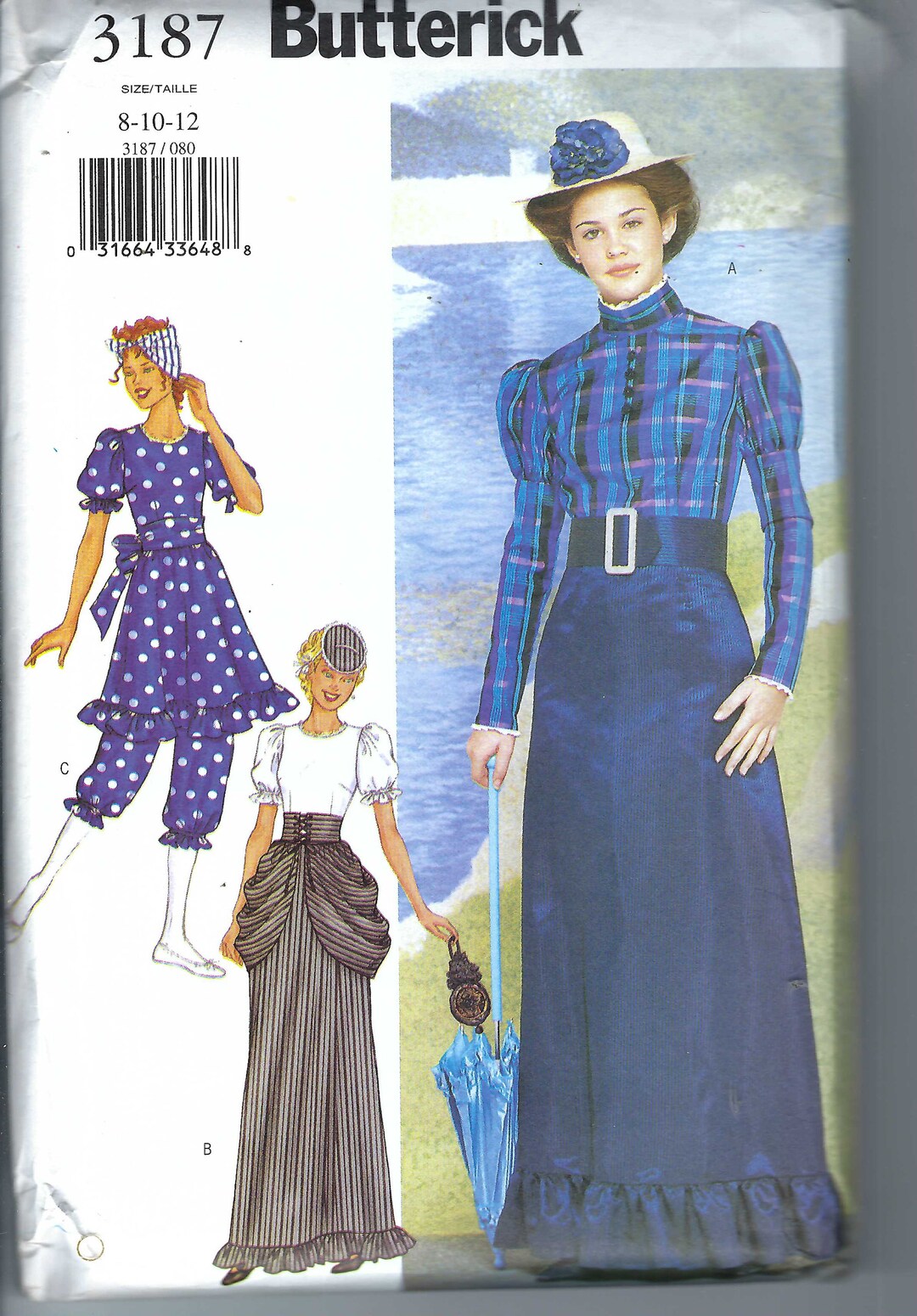 Uncut Butterick Sewing Pattern 3187, Women’s Size 8-10-12 14-18 ...