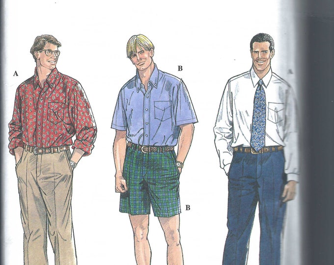 Uncut Vintage Simplicity Sewing Pattern 9477 Men's Classic Fit Pants ...