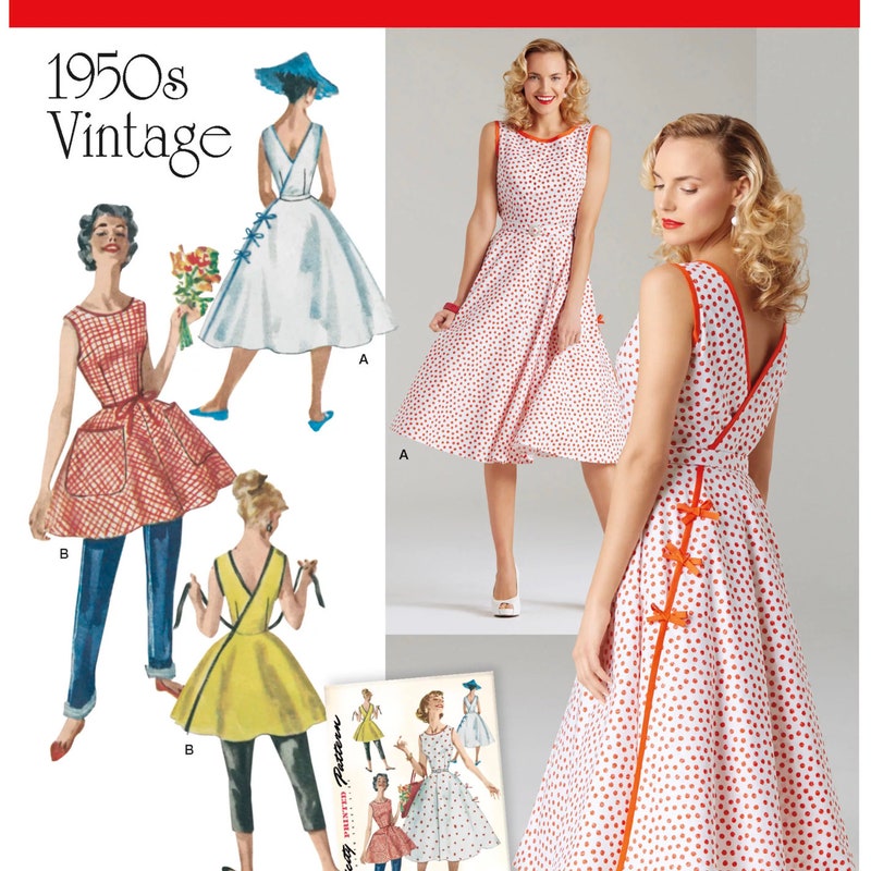 Vintage Dress 50s Size 16 - Etsy