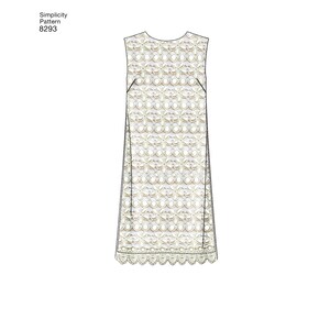 Uncut Simplicity 8293 Misses'/miss Petite Dresses With Sleeve ...