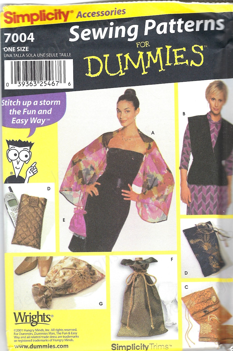 Uncut Simplicity Sewing Pattern Misses Shrug Simplicity 7004 - Etsy