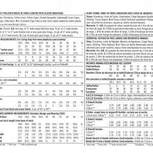 Uncut Simplicity 10115 S8872 8872 Sewing Pattern Misses Pullover Dress ...