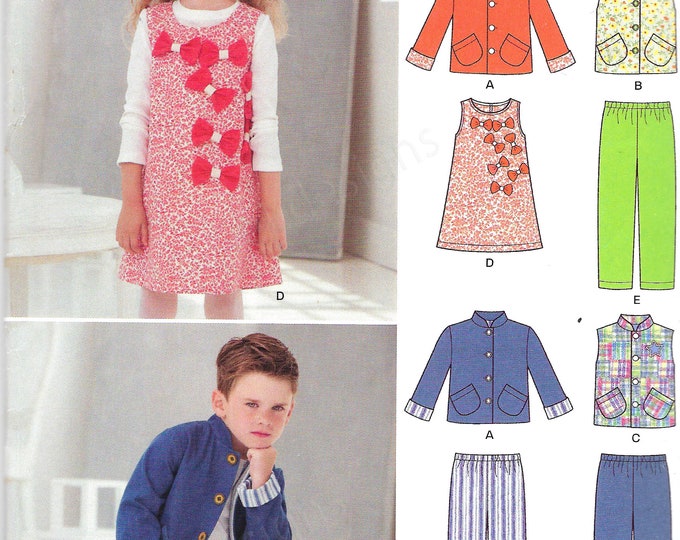 Uncut New Look Sewing Pattern 6257 Kids' Boy and Girl Toddler's Jackets ...