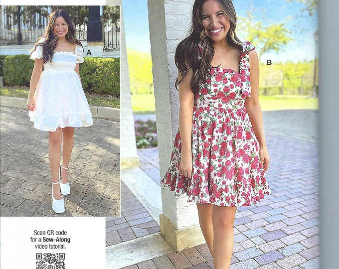 Uncut Mccalls Sewing Pattern Know ME Misses' Baby Doll Dress With ...