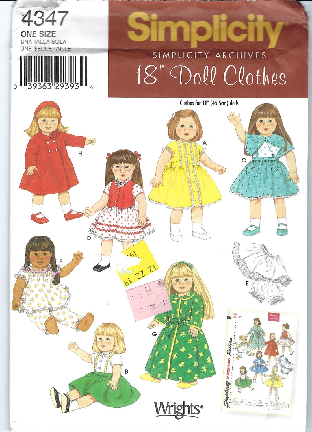 Uncut Simplicity Sewing Pattern 18