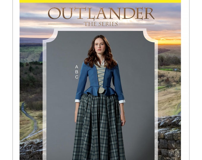 Rare Uncut Mccall's 704 7735 Misses' Costume Sewing Pattern - Outlander Series - Size 6-8-10-12 ...