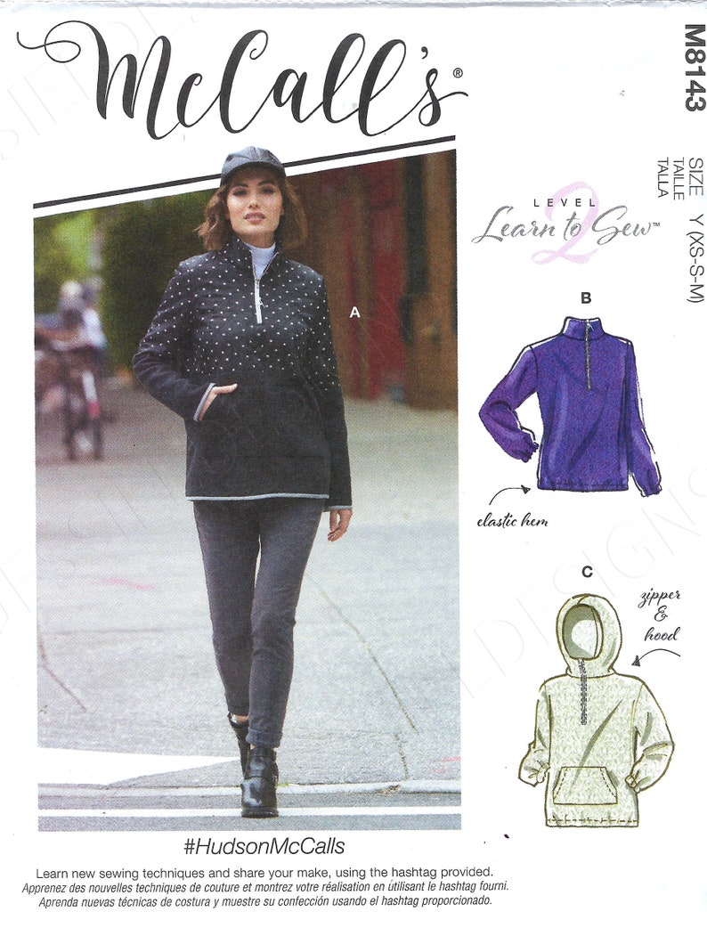 Uncut Mccalls Sewing Pattern 10879 8143 Hudsonmccalls - Etsy