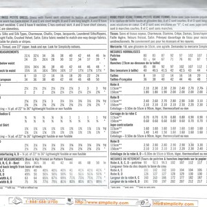 Uncut Vintage Simplicity Sewing Pattern Misses' Easy Sleeveless or ...