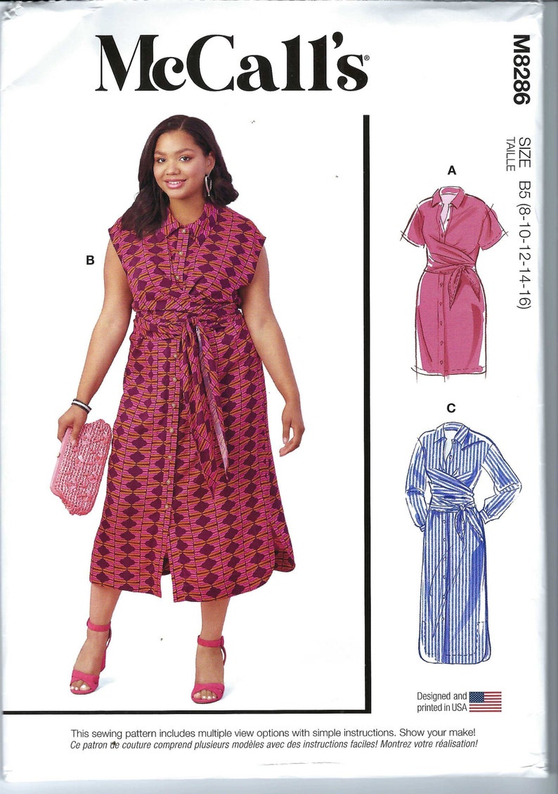 Uncut Mccalls Sew Sewing Pattern 11484 8286 Misses' and - Etsy