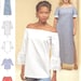 Uncut Simplicity Sewing Pattern 0629 8296 Blouse Dress Size 10-18 20-28 ...