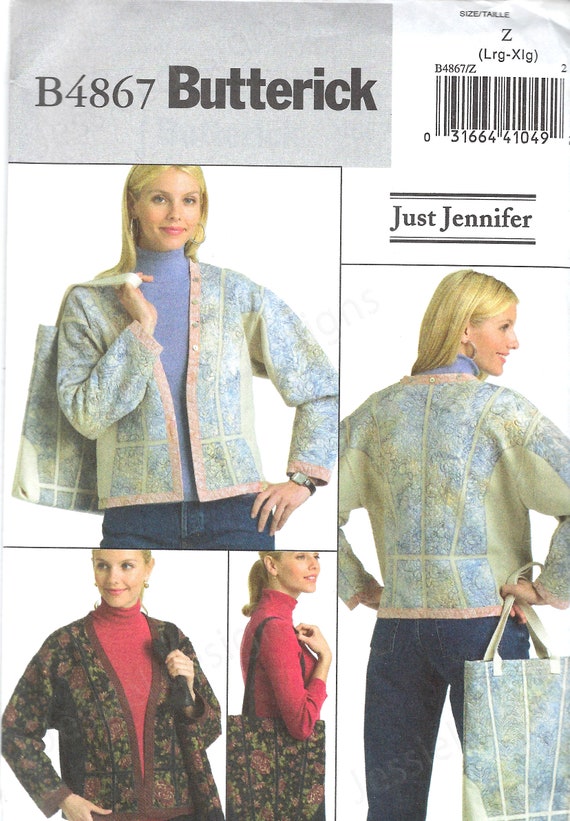 Uncut Butterick Sewing Pattern 4867 From 2006. Misses Unlined - Etsy