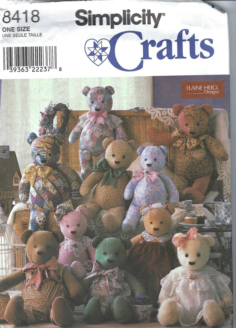 Uncut Vintage Simplicity Sewing Pattern 8418 Sewing Pattern 18 " 20 ...