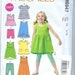 Uncut Mccall's Sewing Pattern 6947 Children's and Girl's Top,dresses ...