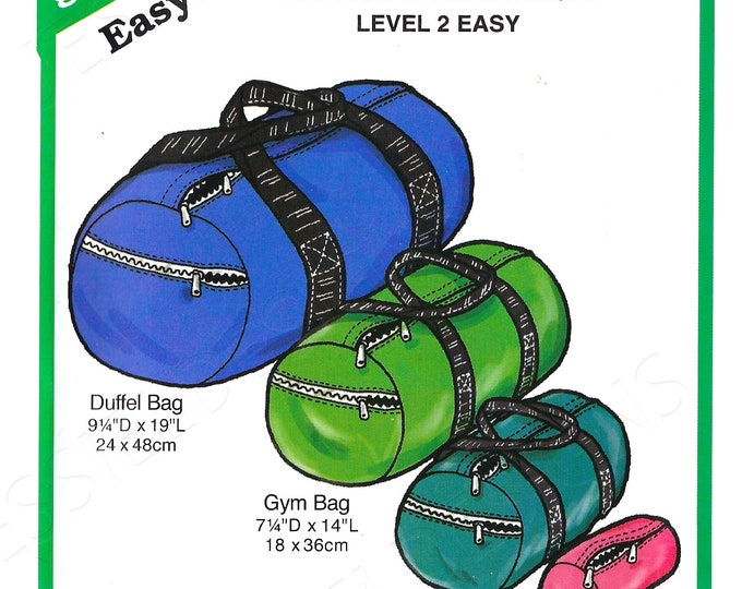 Uncut Green Pepper Sewing Pattern 776 Round Cargo Bags Multi Size FF - Etsy