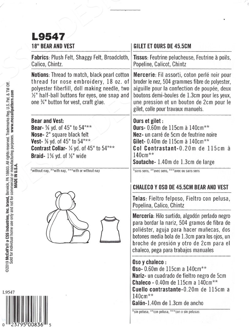 Uncut Simplicity 2115 Mccalls 9547 Sewing Pattern It's Sew Simple 18 ...